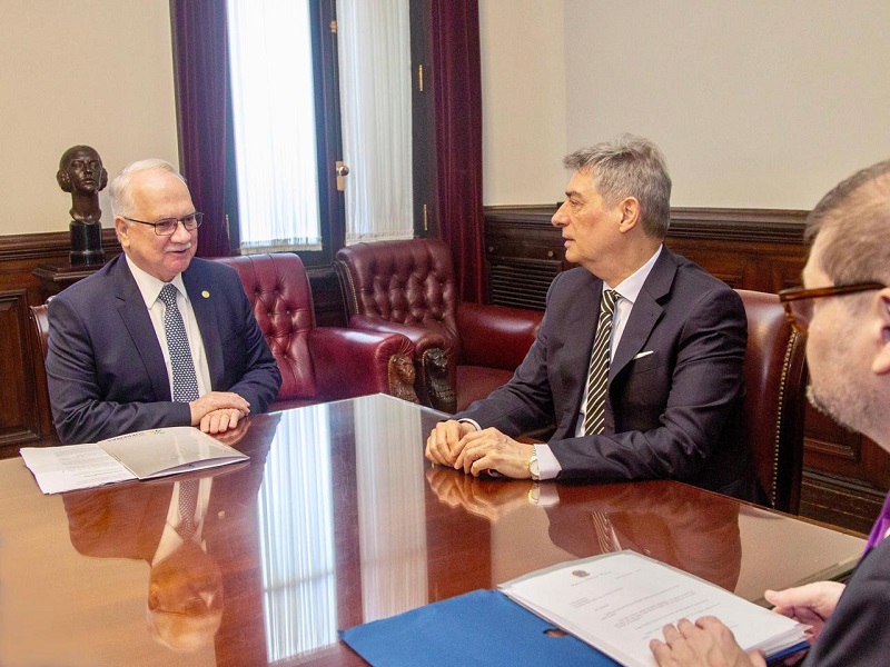 Horacio Rosatti recibió al titular del Supremo Tribunal Federal de ...