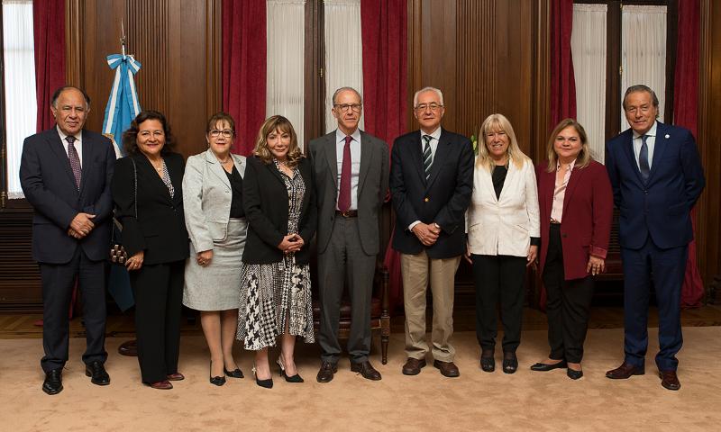Carlos Rosenkrantz recibió a integrantes de Cortes Supremas de América ...